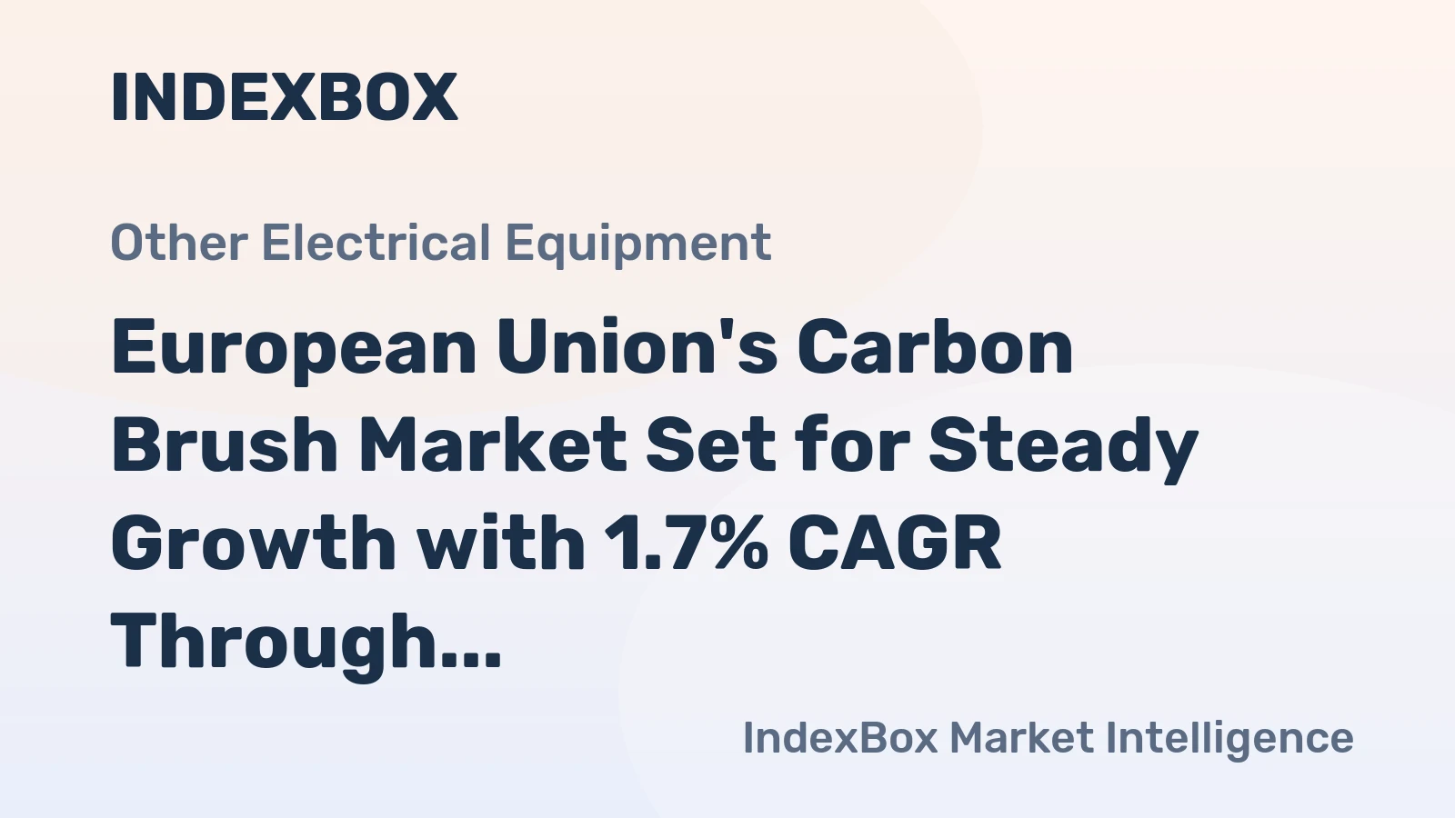 European Union's Carbon Brush Market Set for Steady Growth with 1.7% CAGR Through 2035