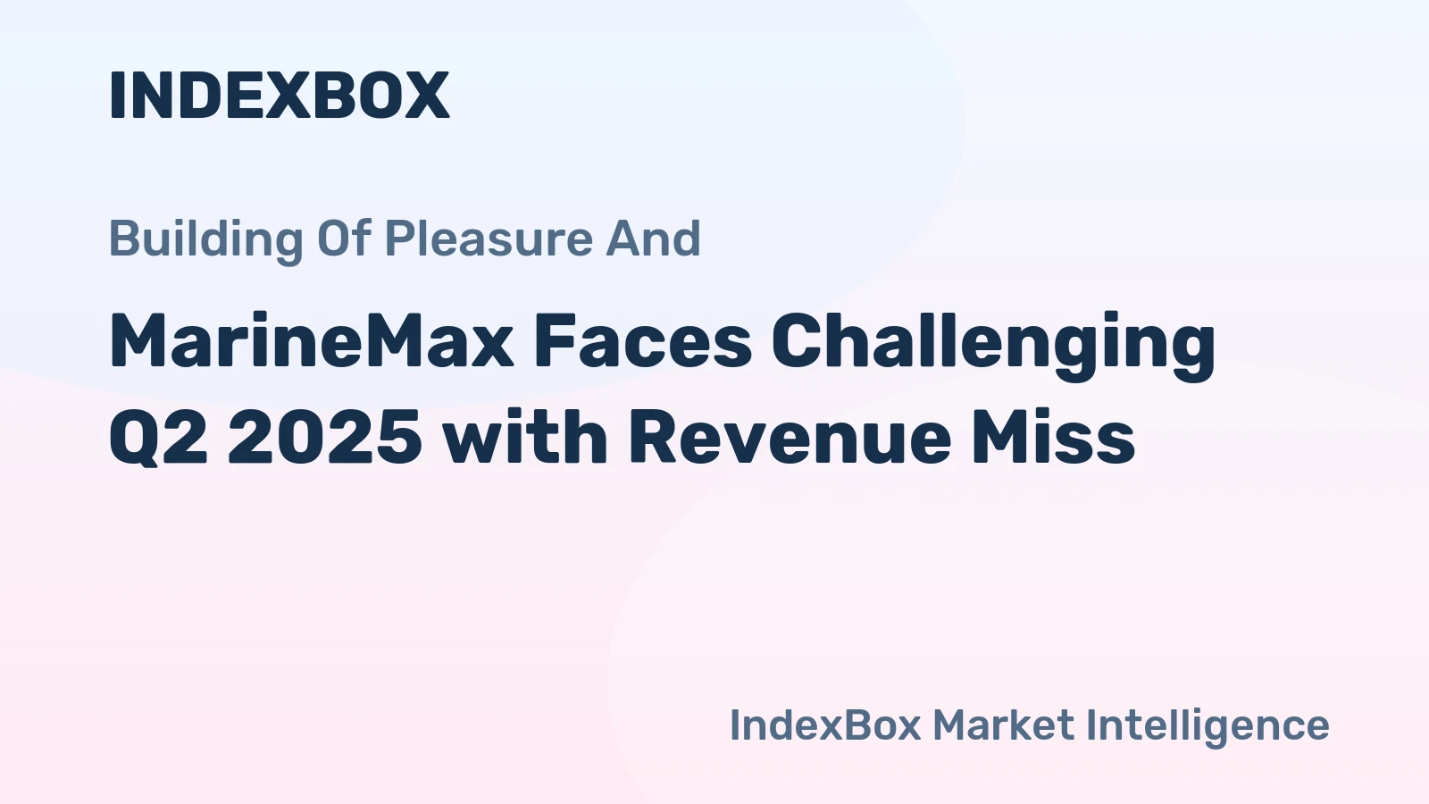 MarineMax Faces Challenging Q2 2025 with Revenue Miss