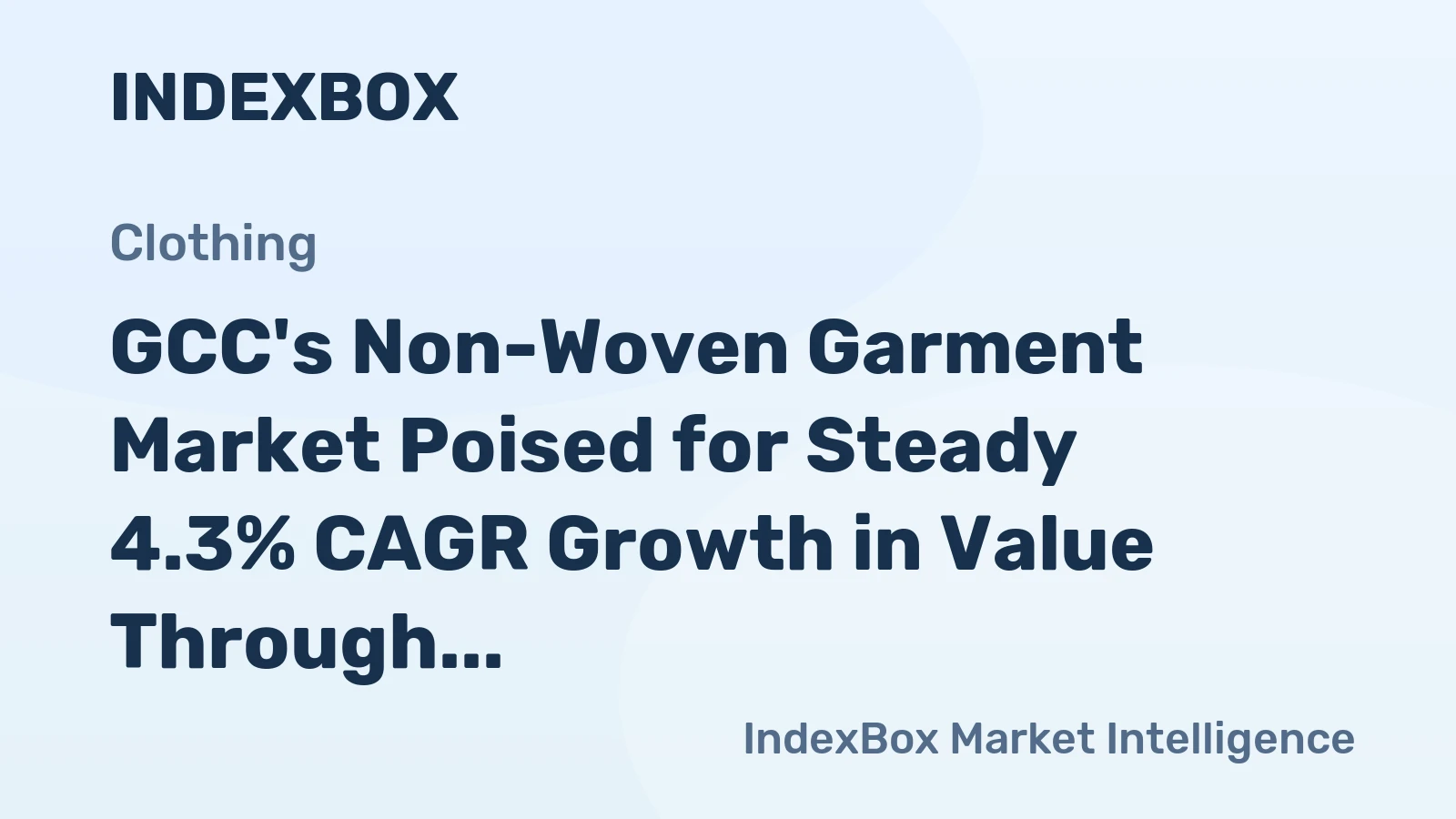 GCC's Non-Woven Garment Market Poised for Steady 4.3% CAGR Growth in Value Through 2035