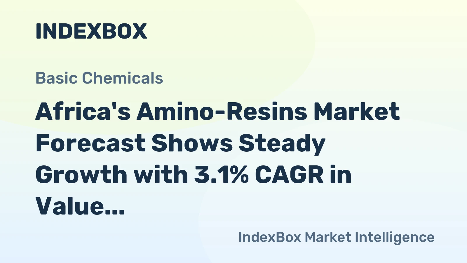 Africa's Amino-Resins Market Forecast Shows Steady Growth with 3.1% CAGR in Value Through 2035
