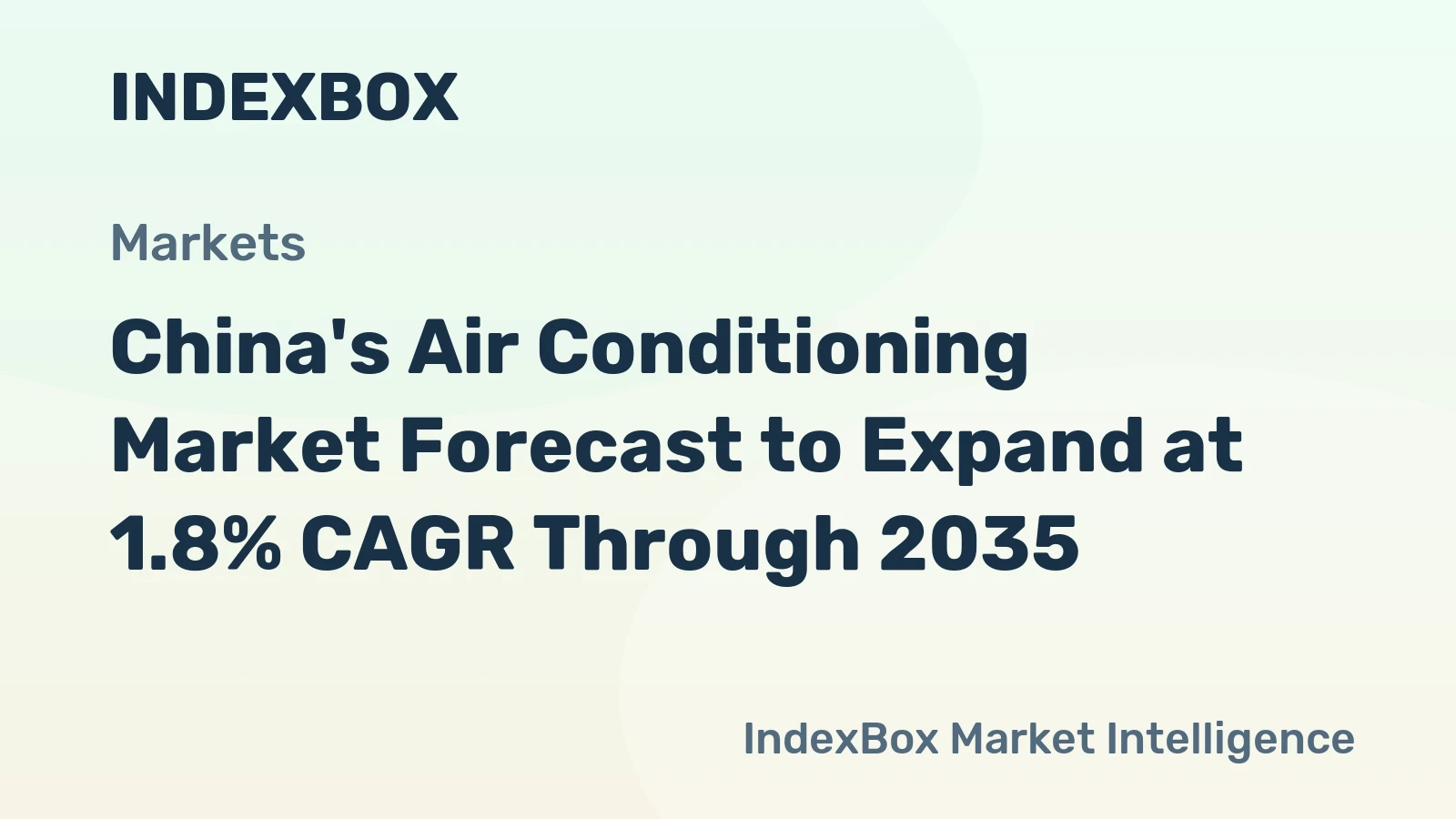 China's Air Conditioning Market Forecast to Expand at 1.8% CAGR Through 2035