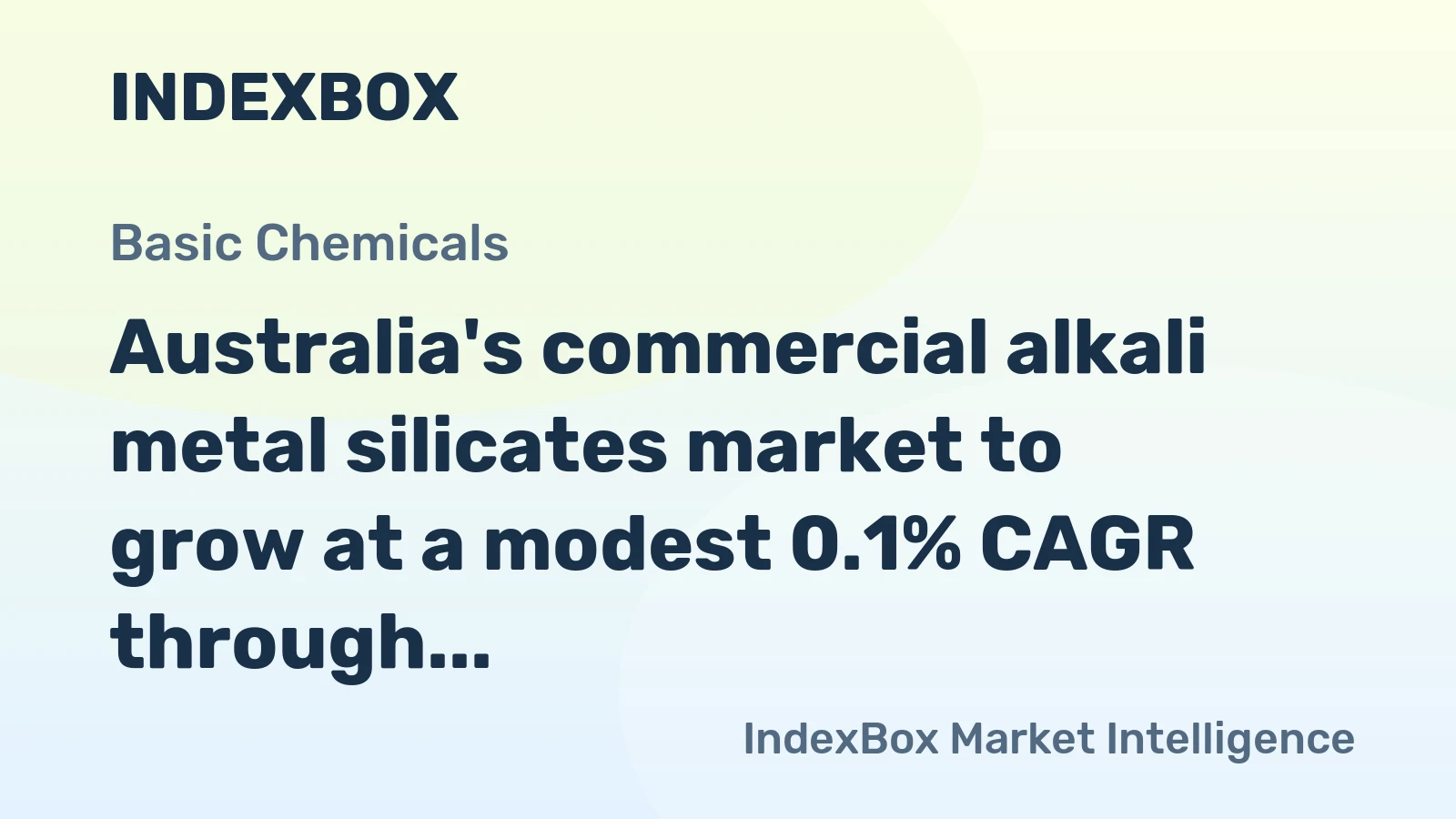 Australia's commercial alkali metal silicates market to grow at a modest 0.1% CAGR through 2035, reaching 153K tons, driven by sustained demand.