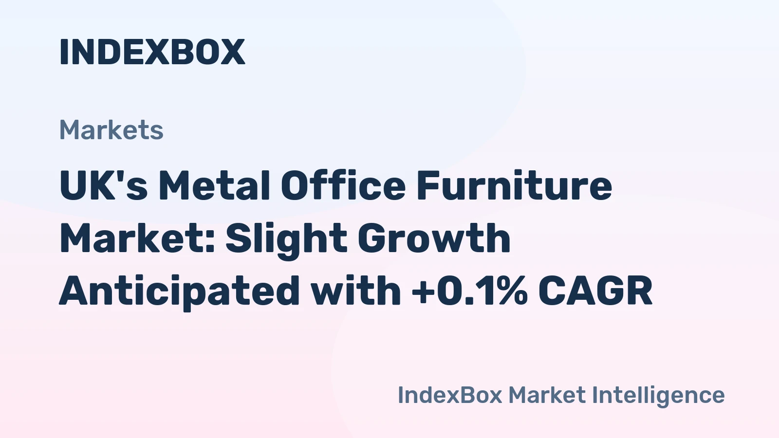 UK's Metal Office Furniture Market: Slight Growth Anticipated with +0.1% CAGR