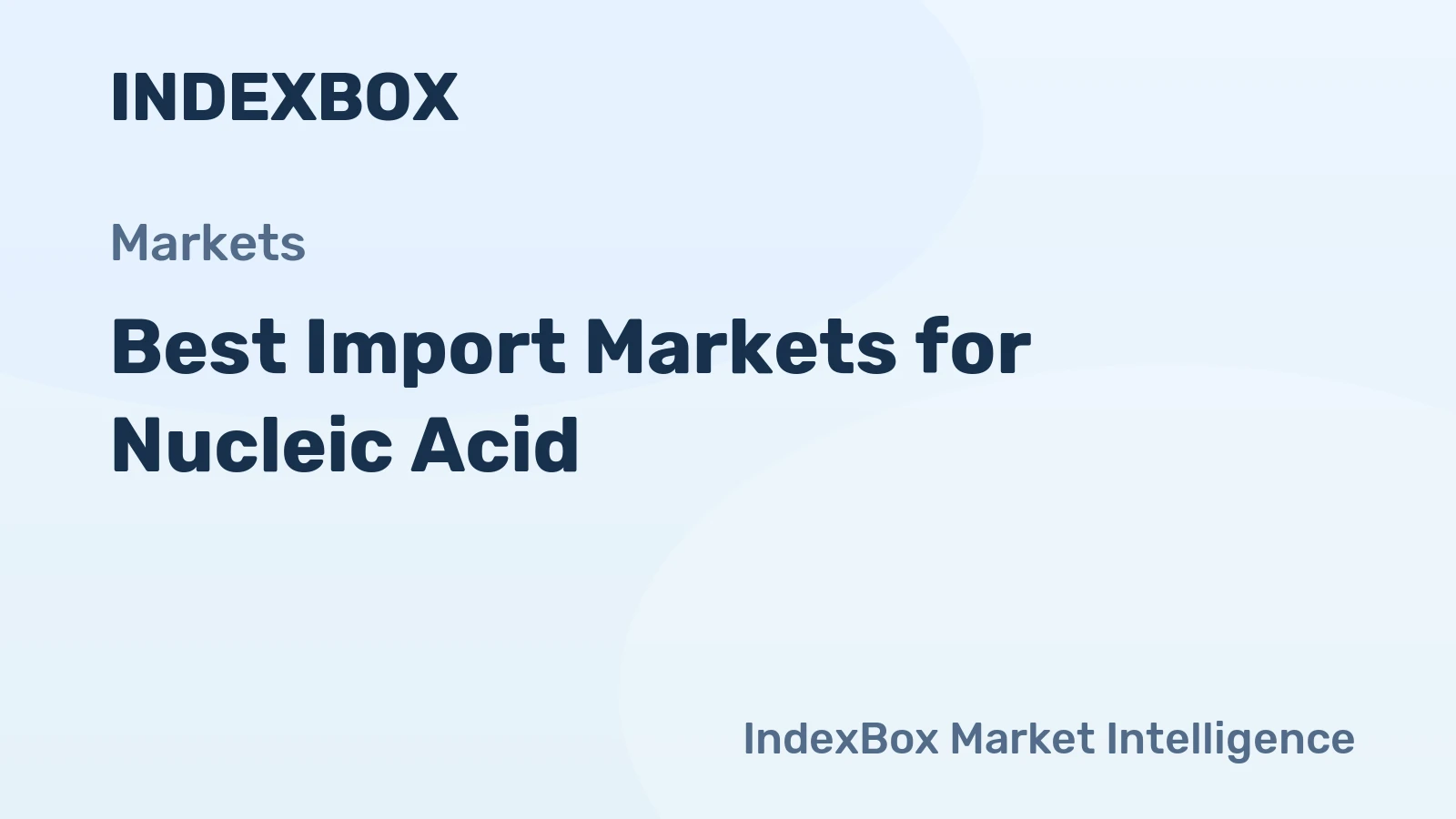 Best Import Markets for Nucleic Acid