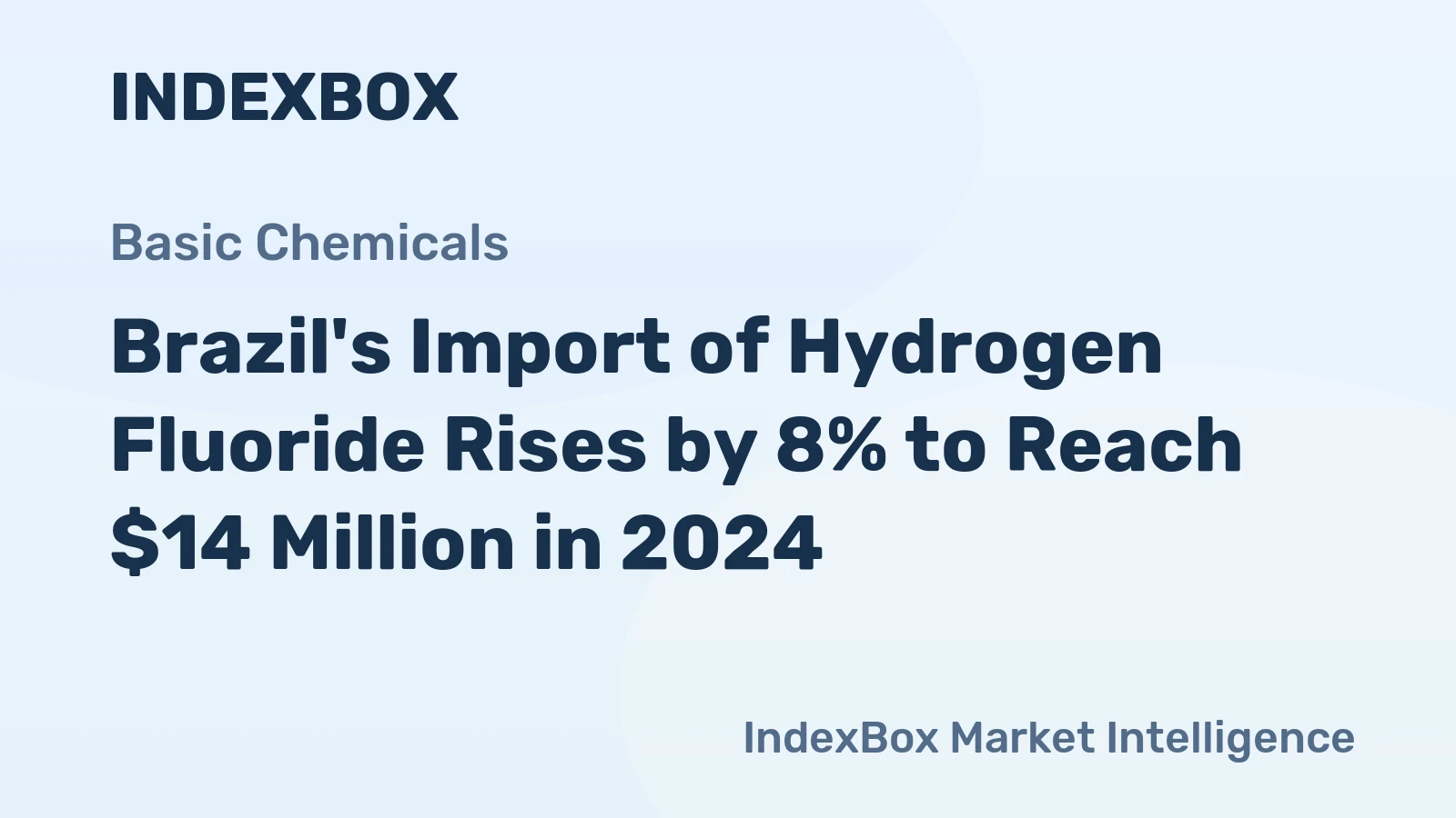 Brazil's Import of Hydrogen Fluoride Rises by 8% to Reach $14 Million in 2024
