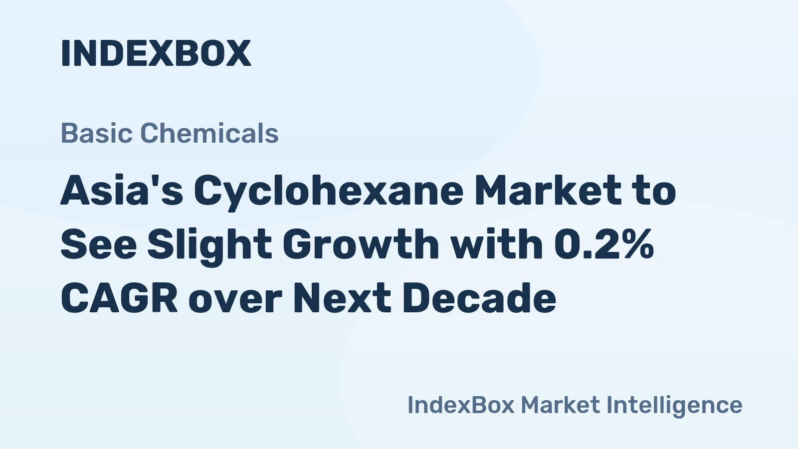 Asia's Cyclohexane Market to See Slight Growth with 0.2% CAGR over Next Decade