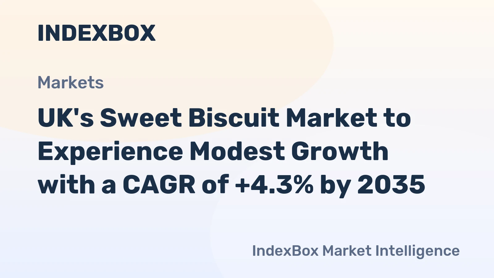 UK's Sweet Biscuit Market to Experience Modest Growth with a CAGR of +4.3% by 2035
