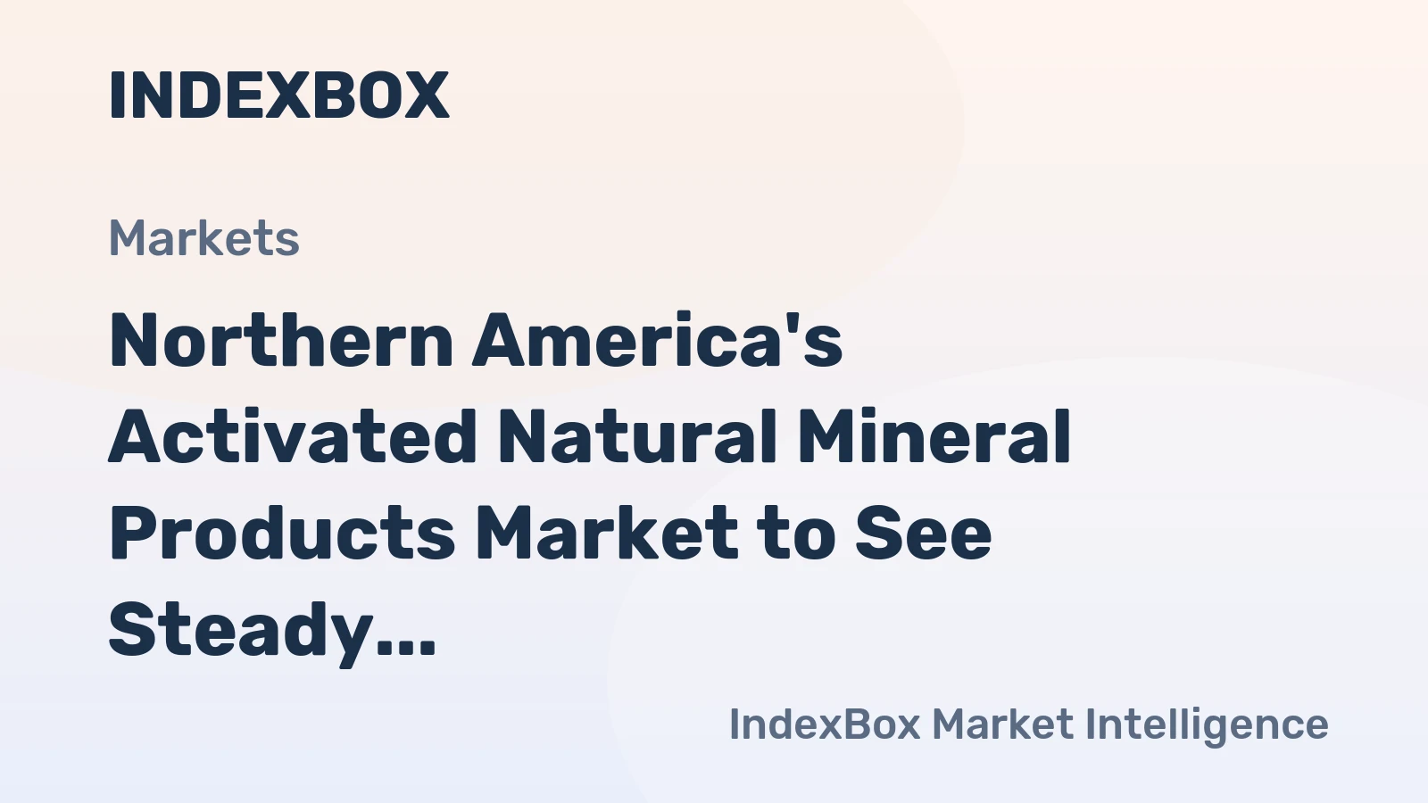 Northern America's Activated Natural Mineral Products Market to See Steady 0.6% CAGR Volume Growth Through 2035