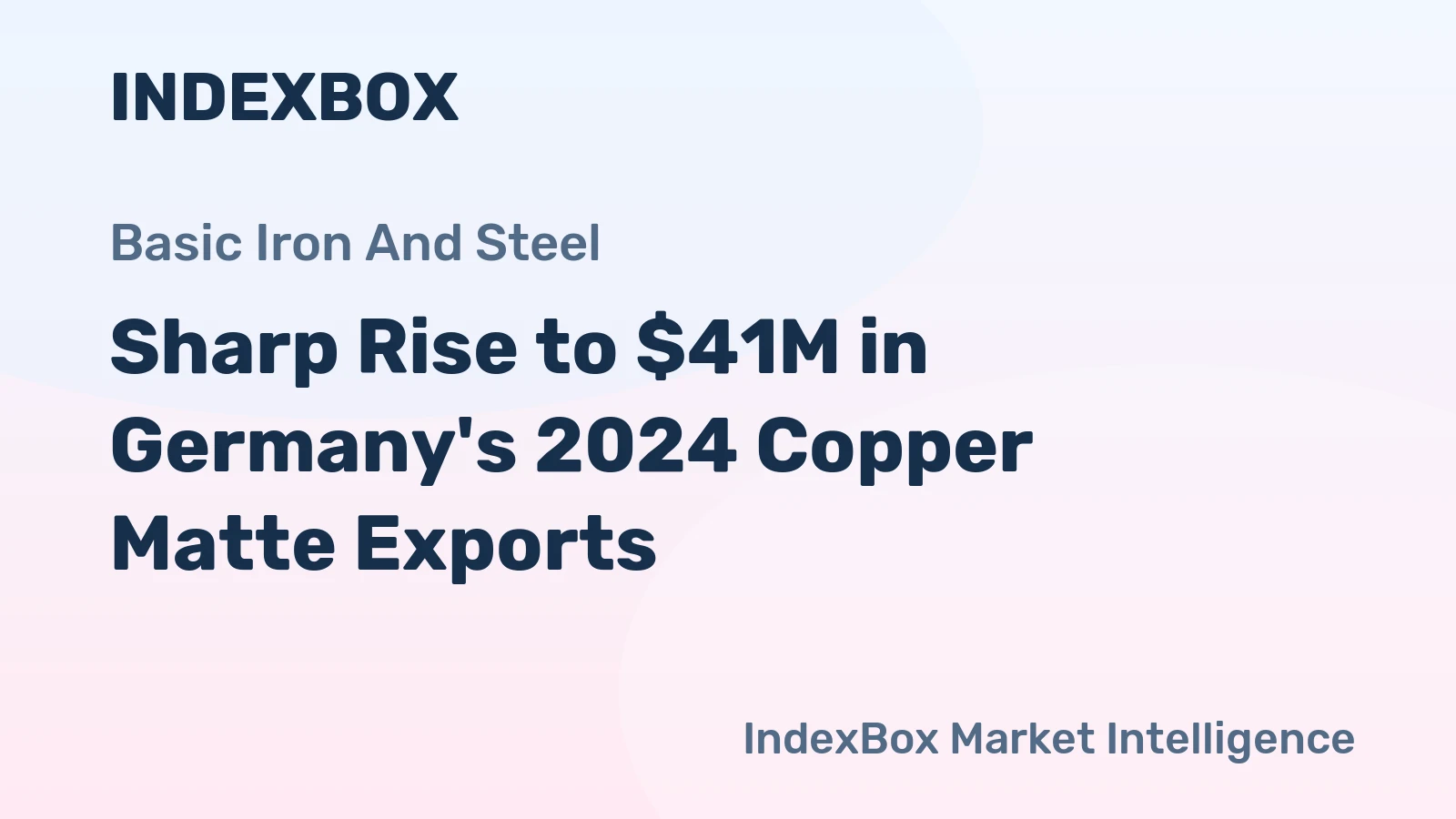 Sharp Rise to $41M in Germany's 2024 Copper Matte Exports