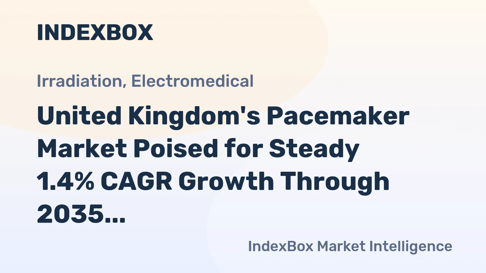 United Kingdom's Pacemaker Market Poised for Steady 1.4% CAGR Growth Through 2035