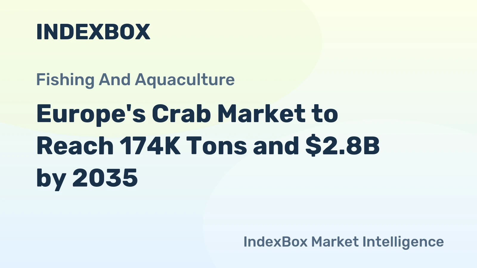 Europe's Crab Market to Reach 174K Tons and $2.8B by 2035