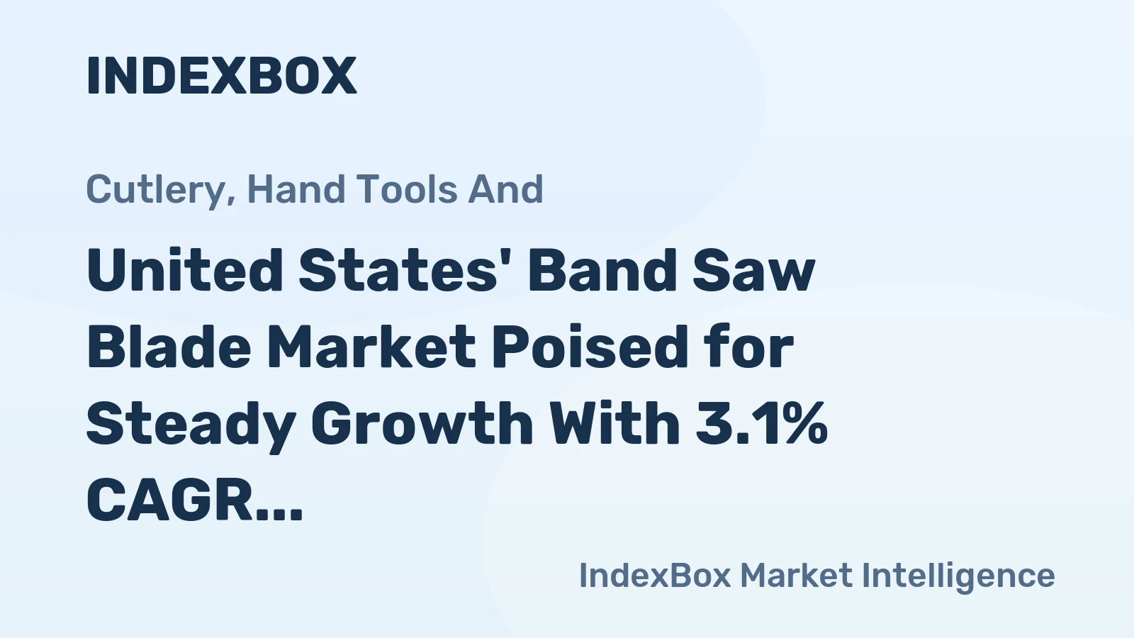 United States' Band Saw Blade Market Poised for Steady Growth With 3.1% CAGR in Value Through 2035