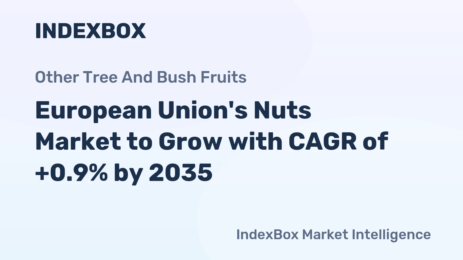 European Union's Nuts Market to Grow with CAGR of +0.9% by 2035