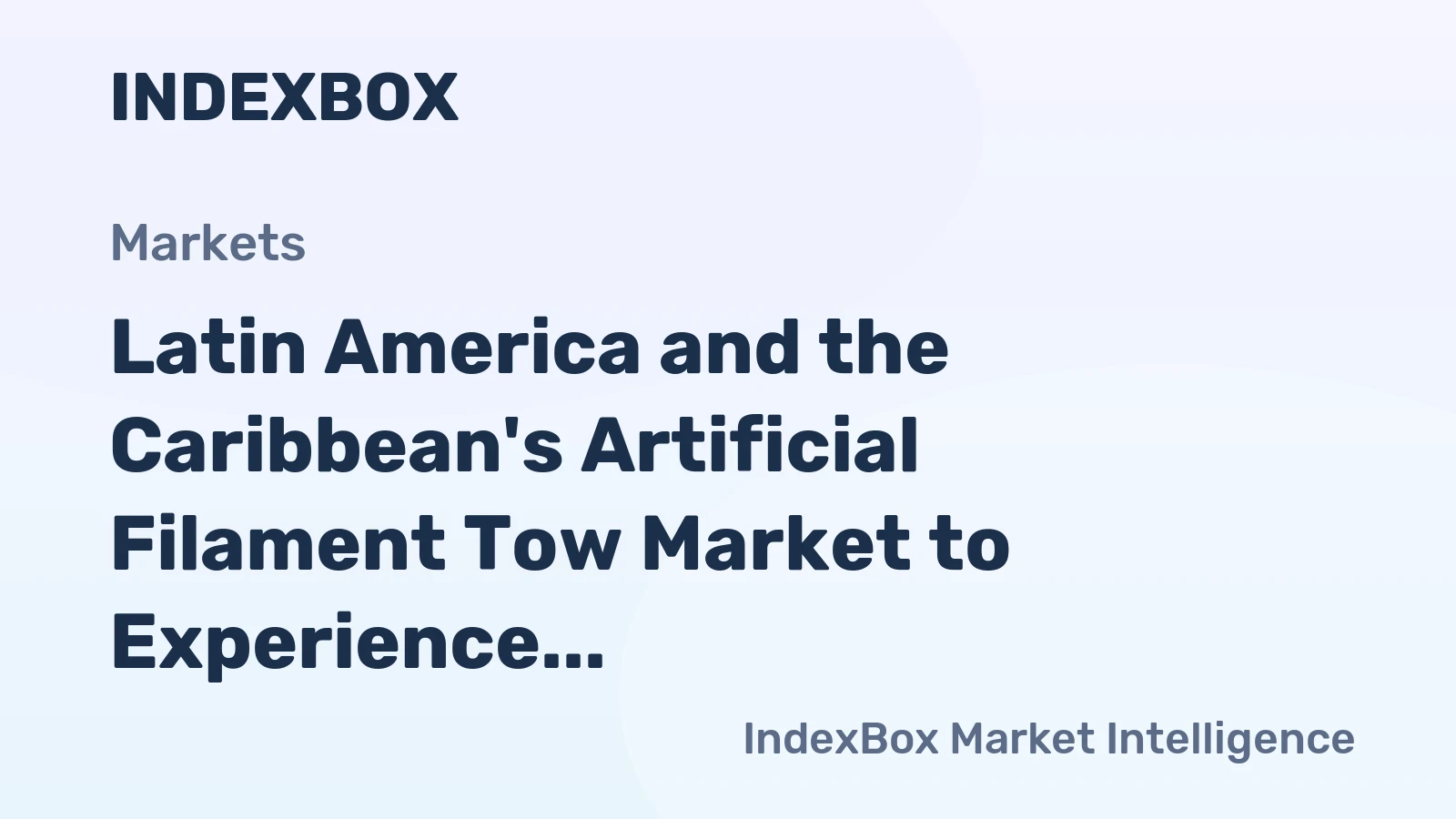 Latin America and the Caribbean's Artificial Filament Tow Market to Experience Modest Growth with +1.2% CAGR by 2035