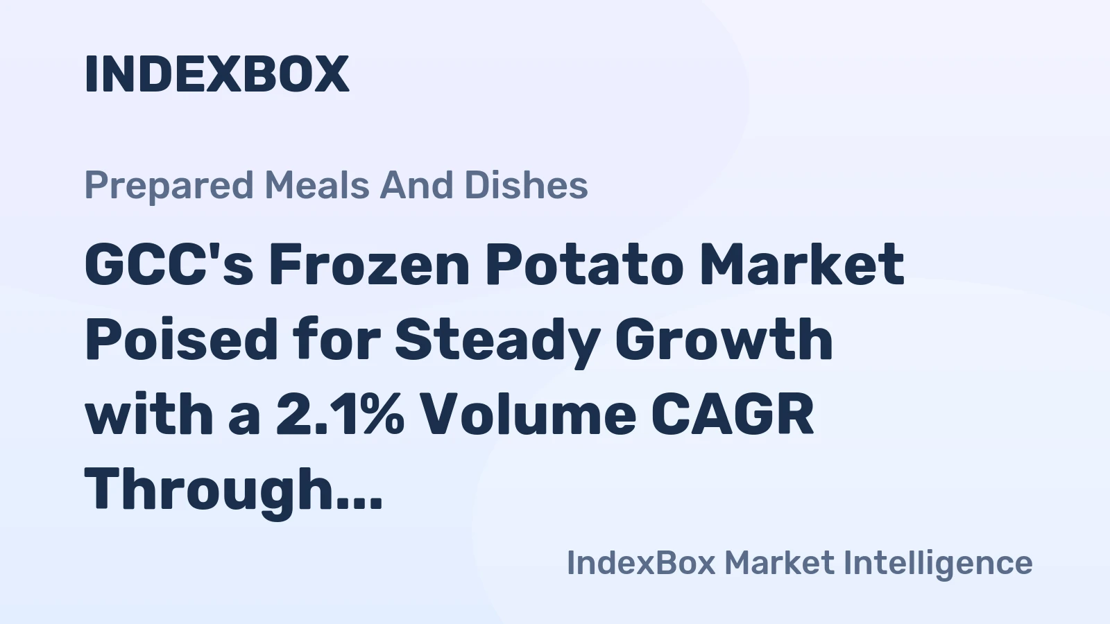 GCC's Frozen Potato Market Poised for Steady Growth with a 2.1% Volume CAGR Through 2035