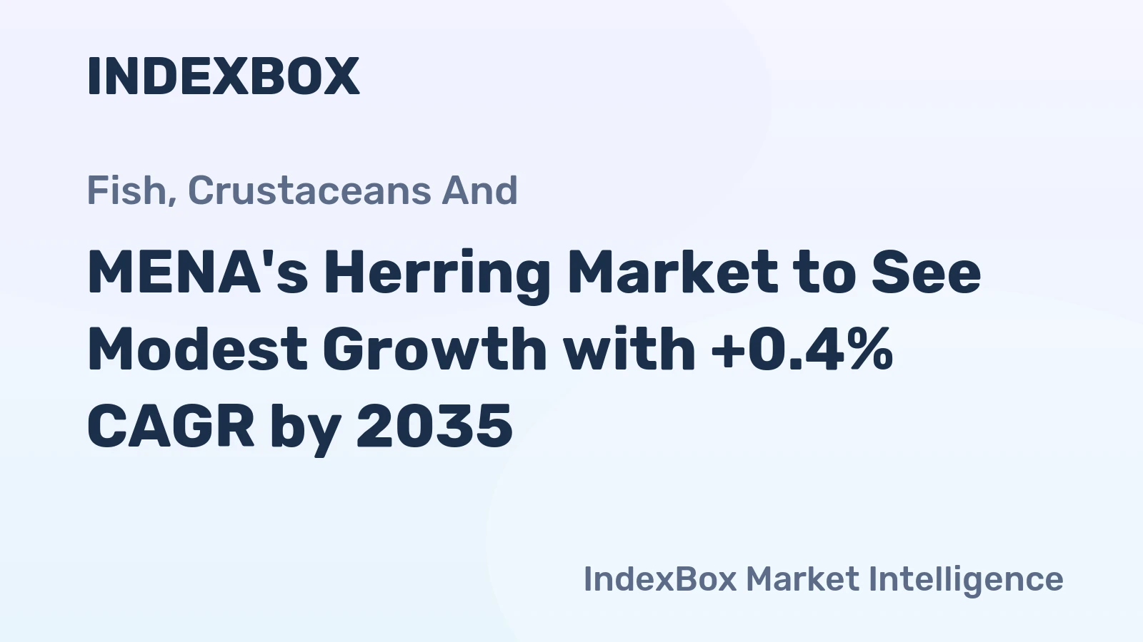 MENA's Herring Market to See Modest Growth with +0.4% CAGR by 2035