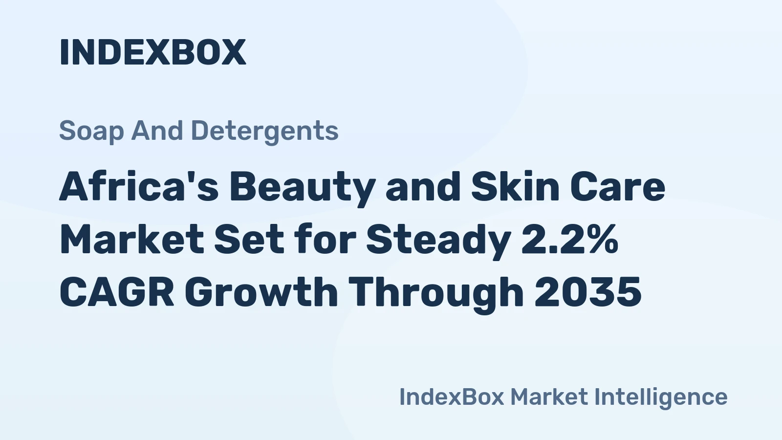 Africa's Beauty and Skin Care Market Set for Steady 2.2% CAGR Growth Through 2035