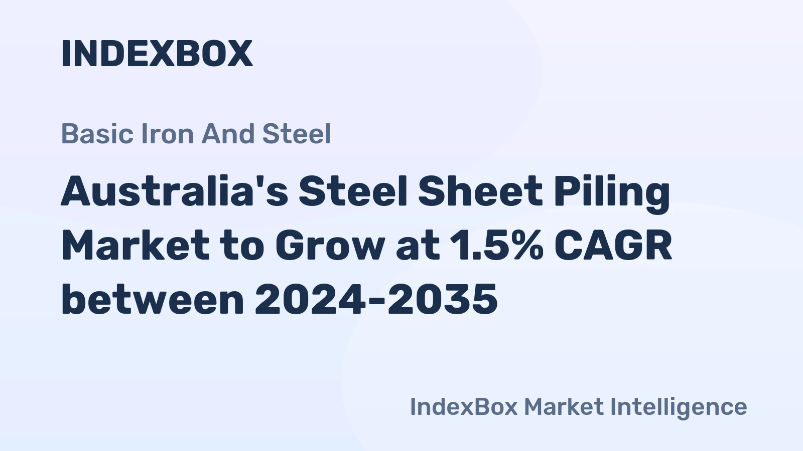 Australia's Steel Sheet Piling Market to Grow at 1.5% CAGR between 2024-2035