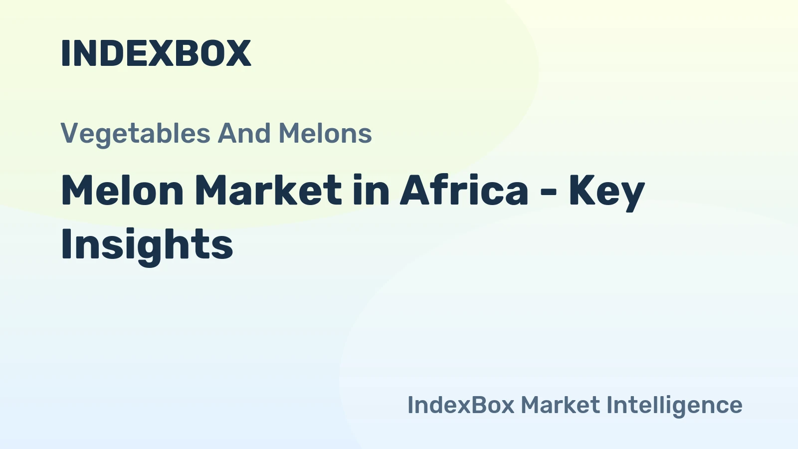Melon Market in Africa - Key Insights