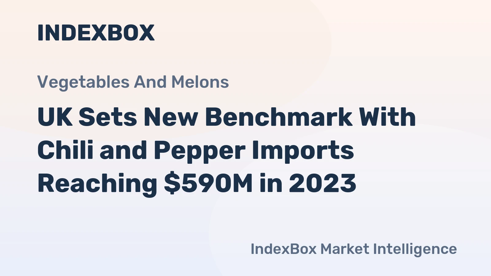 UK Sets New Benchmark With Chili and Pepper Imports Reaching $590M in 2023