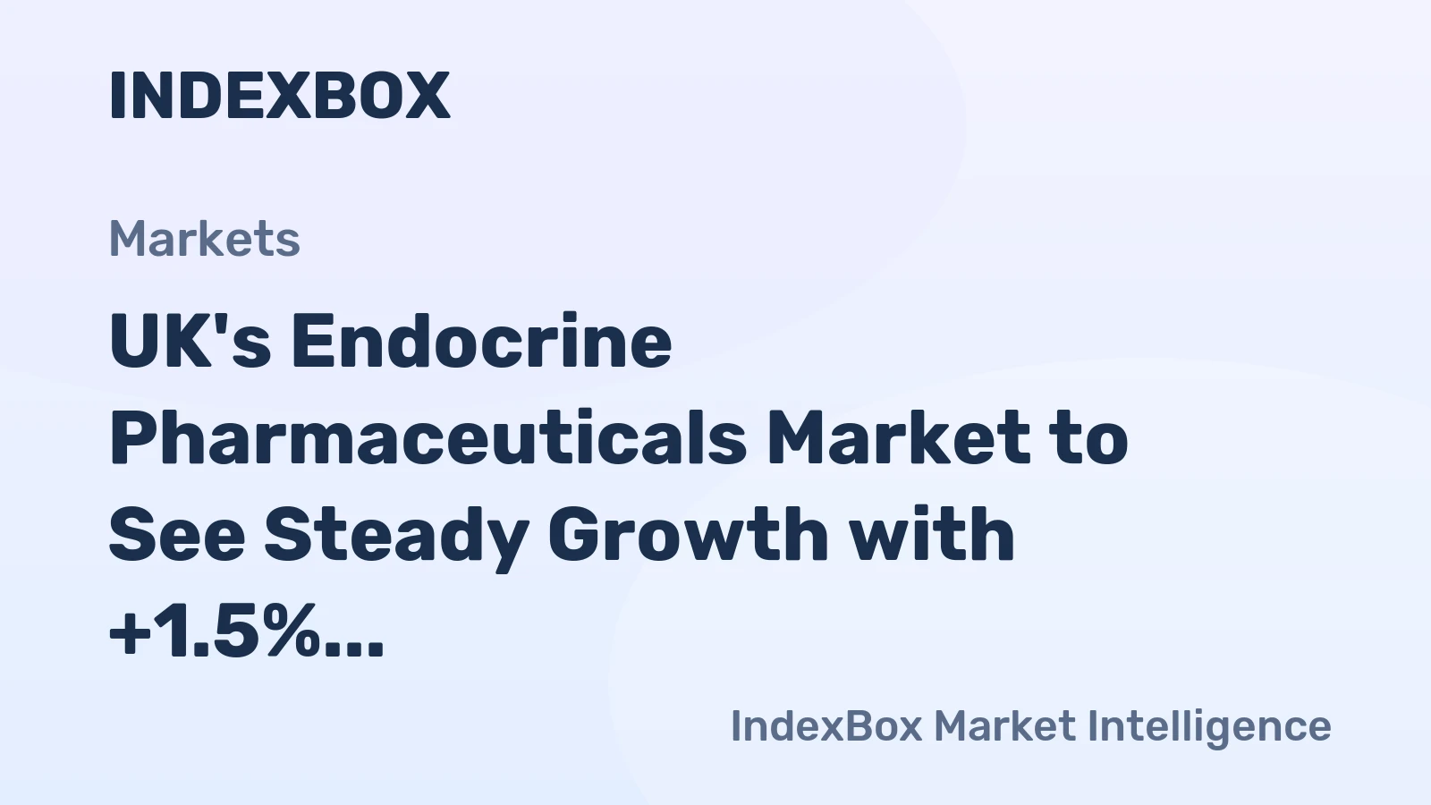 UK's Endocrine Pharmaceuticals Market to See Steady Growth with +1.5% CAGR over Next Decade