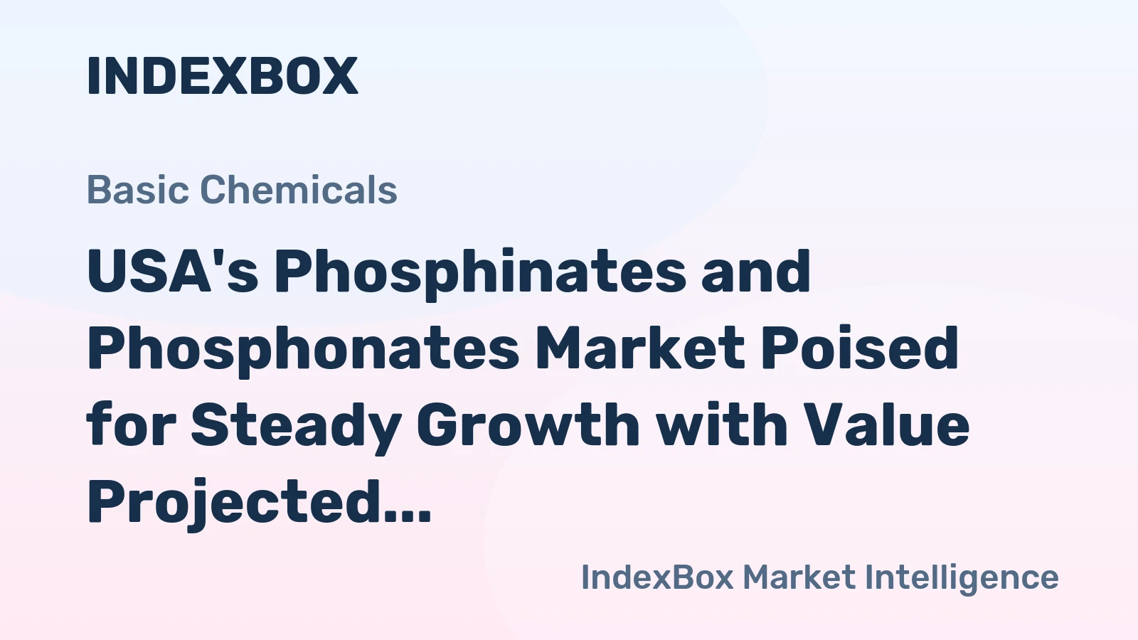 USA's Phosphinates and Phosphonates Market Poised for Steady Growth with Value Projected at a 1.8% CAGR