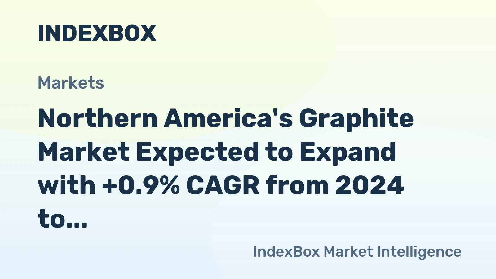 Northern America's Graphite Market Expected to Expand with +0.9% CAGR from 2024 to 2035