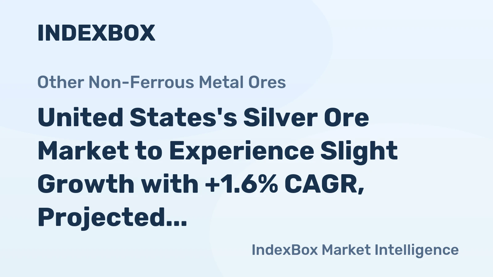 United States's Silver Ore Market to Experience Slight Growth with +1.6% CAGR, Projected to Reach $7.6M by 2035