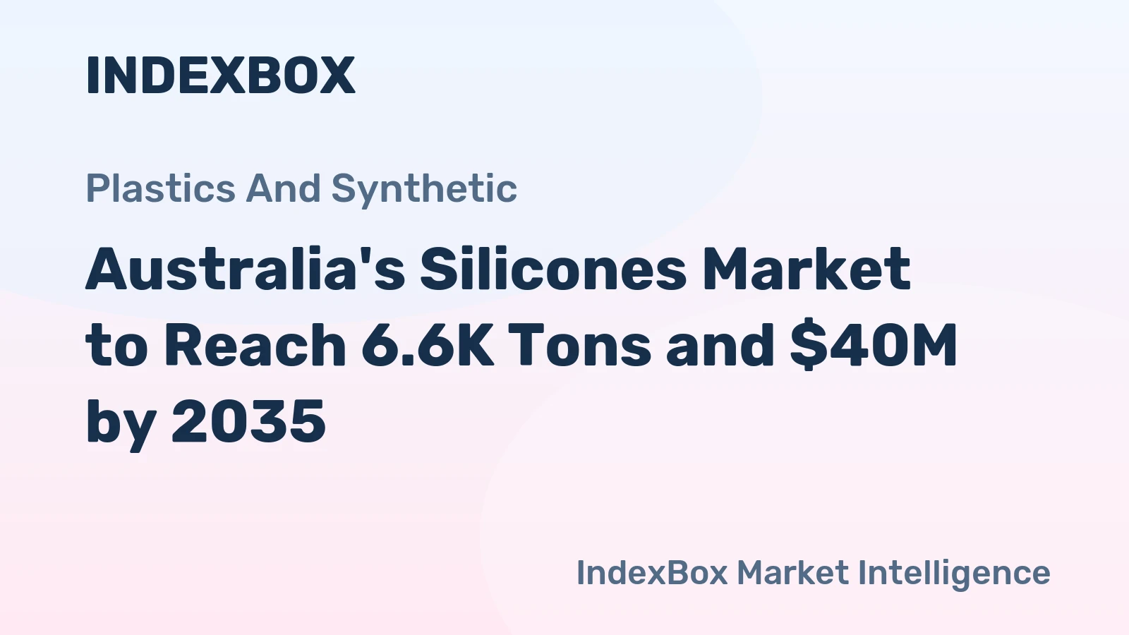 Australia's Silicones Market to Reach 6.6K Tons and $40M by 2035