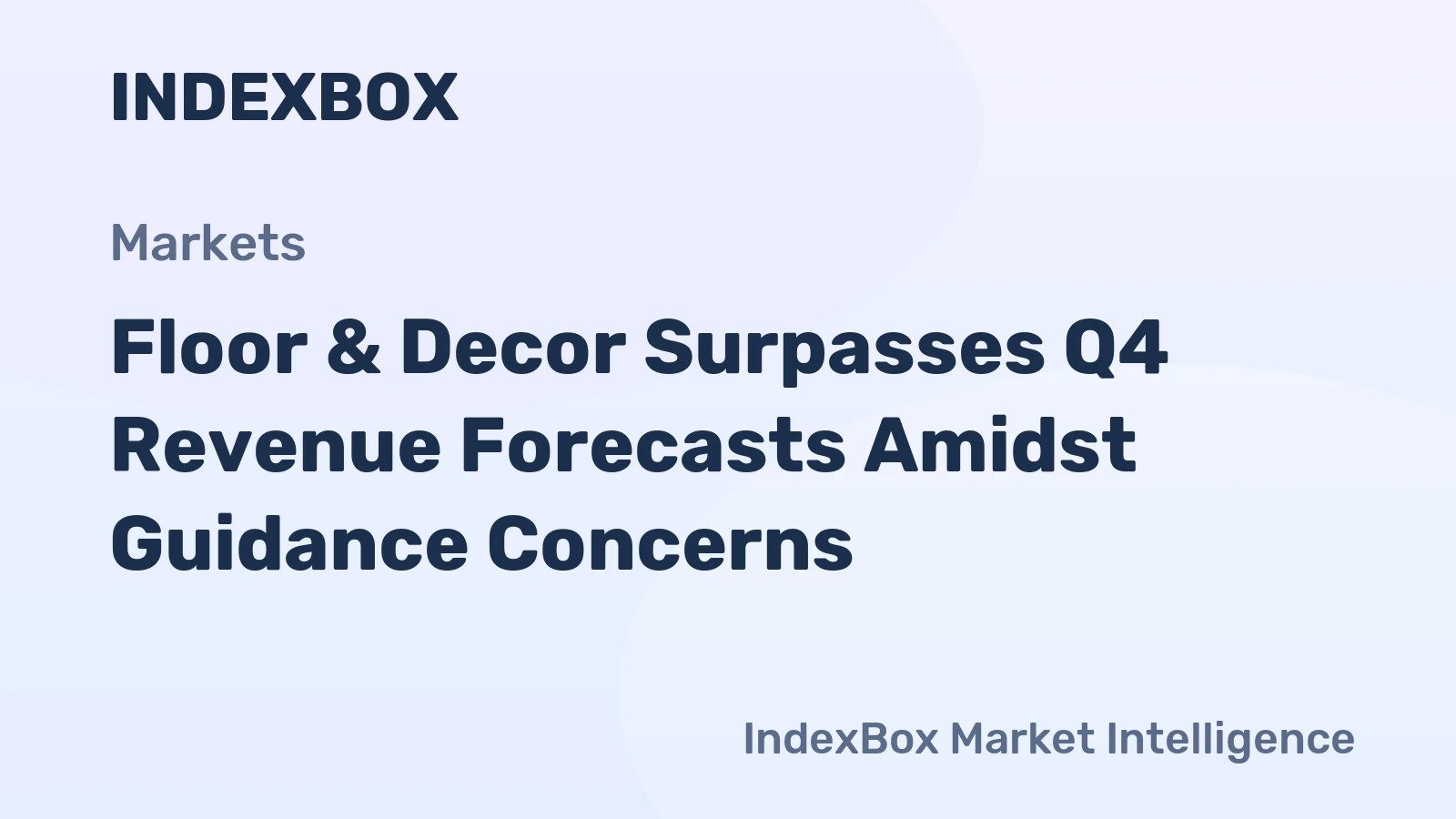 Floor & Decor Surpasses Q4 Revenue Forecasts Amidst Guidance Concerns
