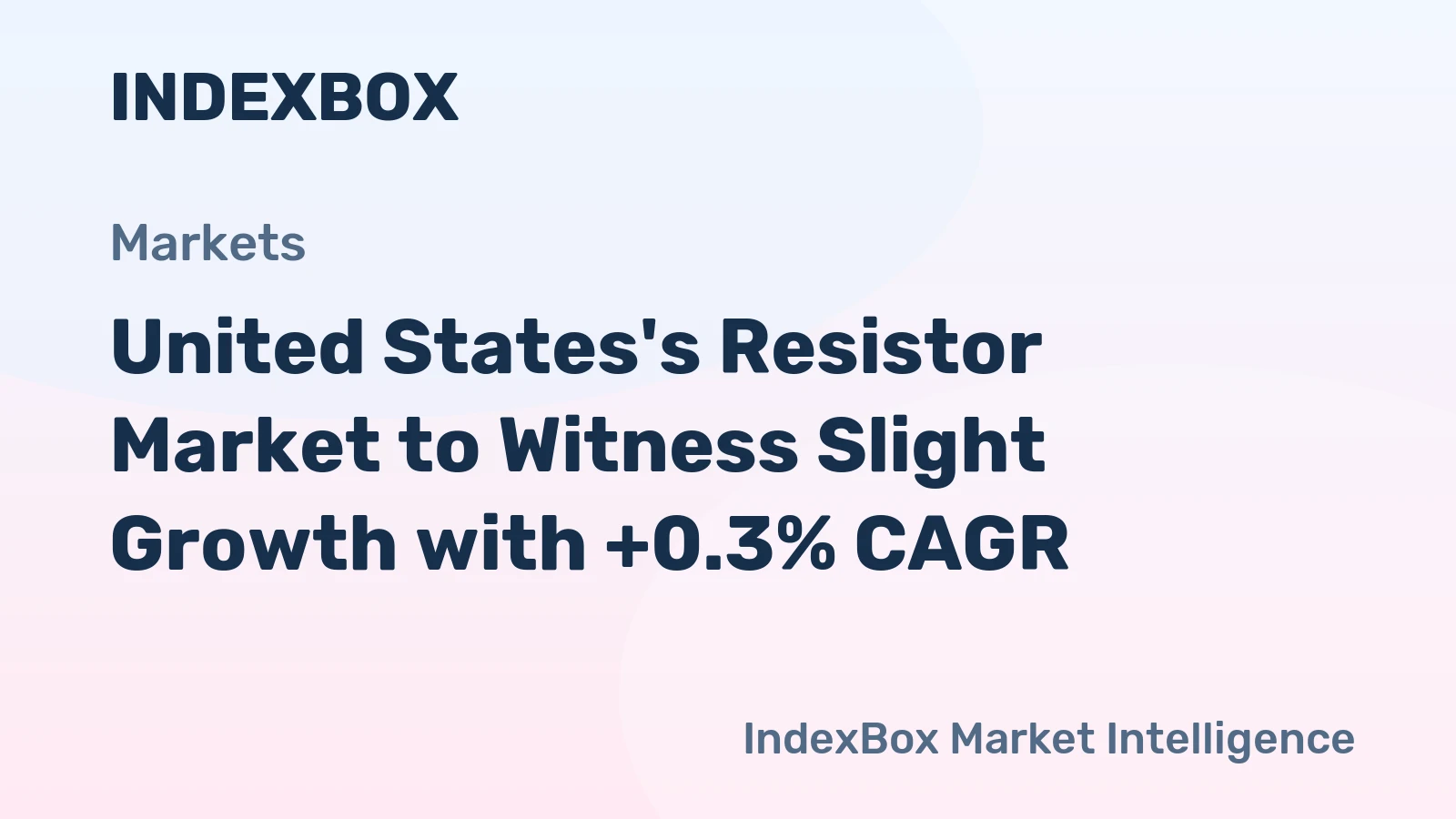 United States's Resistor Market to Witness Slight Growth with +0.3% CAGR