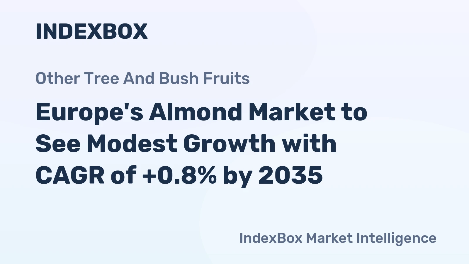 Europe's Almond Market to See Modest Growth with CAGR of +0.8% by 2035