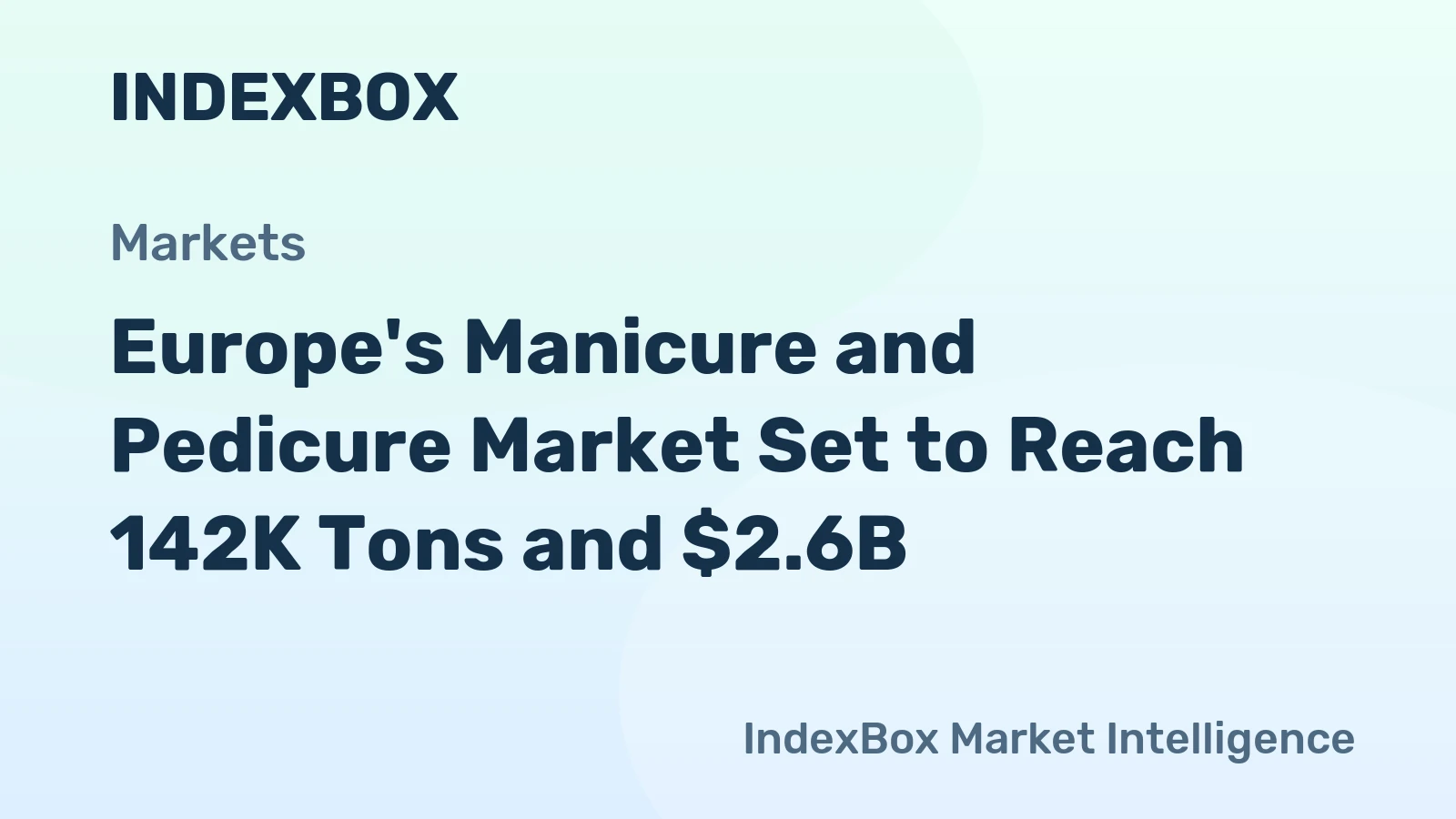 Europe's Manicure and Pedicure Market Set to Reach 142K Tons and $2.6B