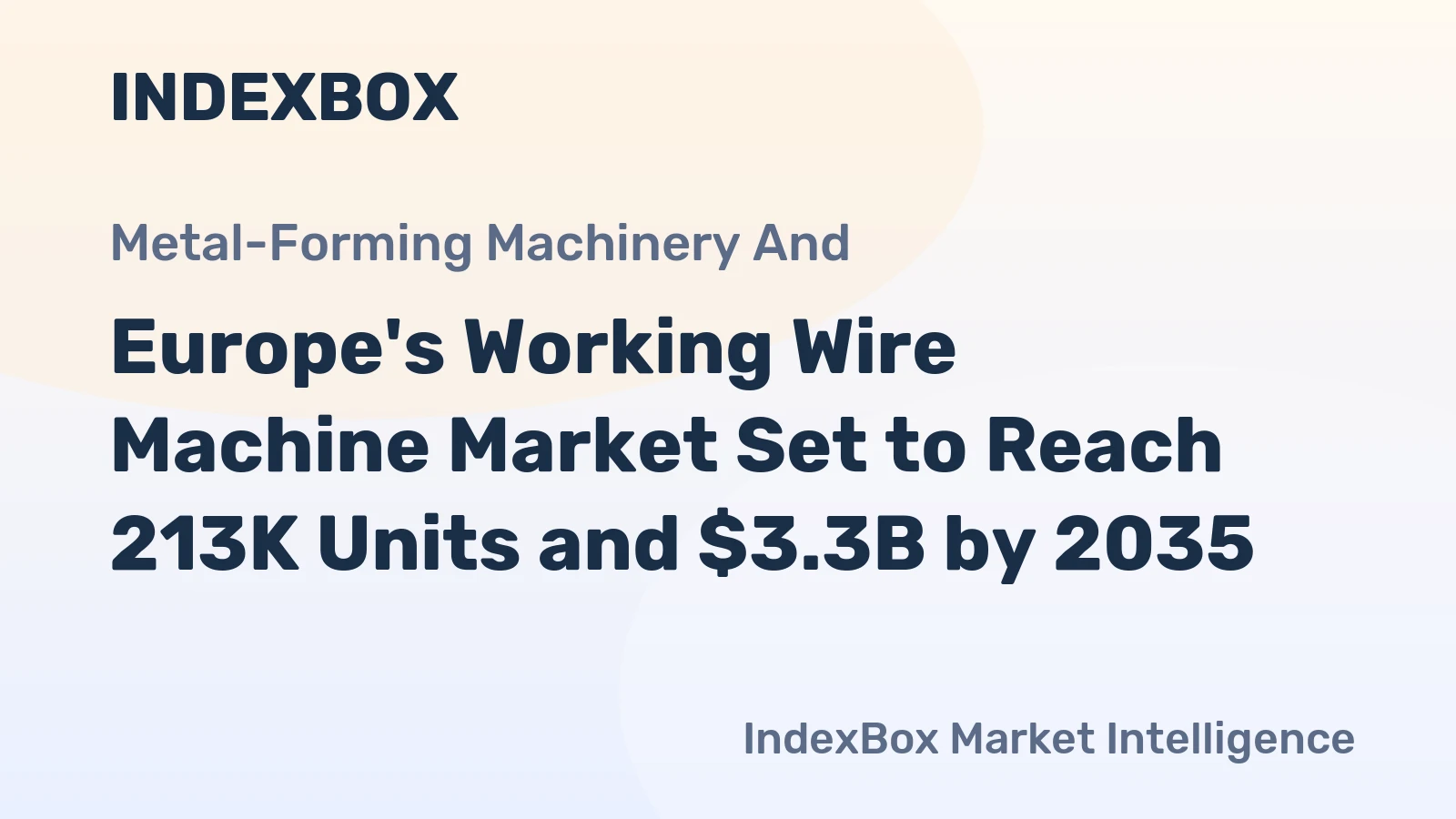 Europe's Working Wire Machine Market Set to Reach 213K Units and $3.3B by 2035