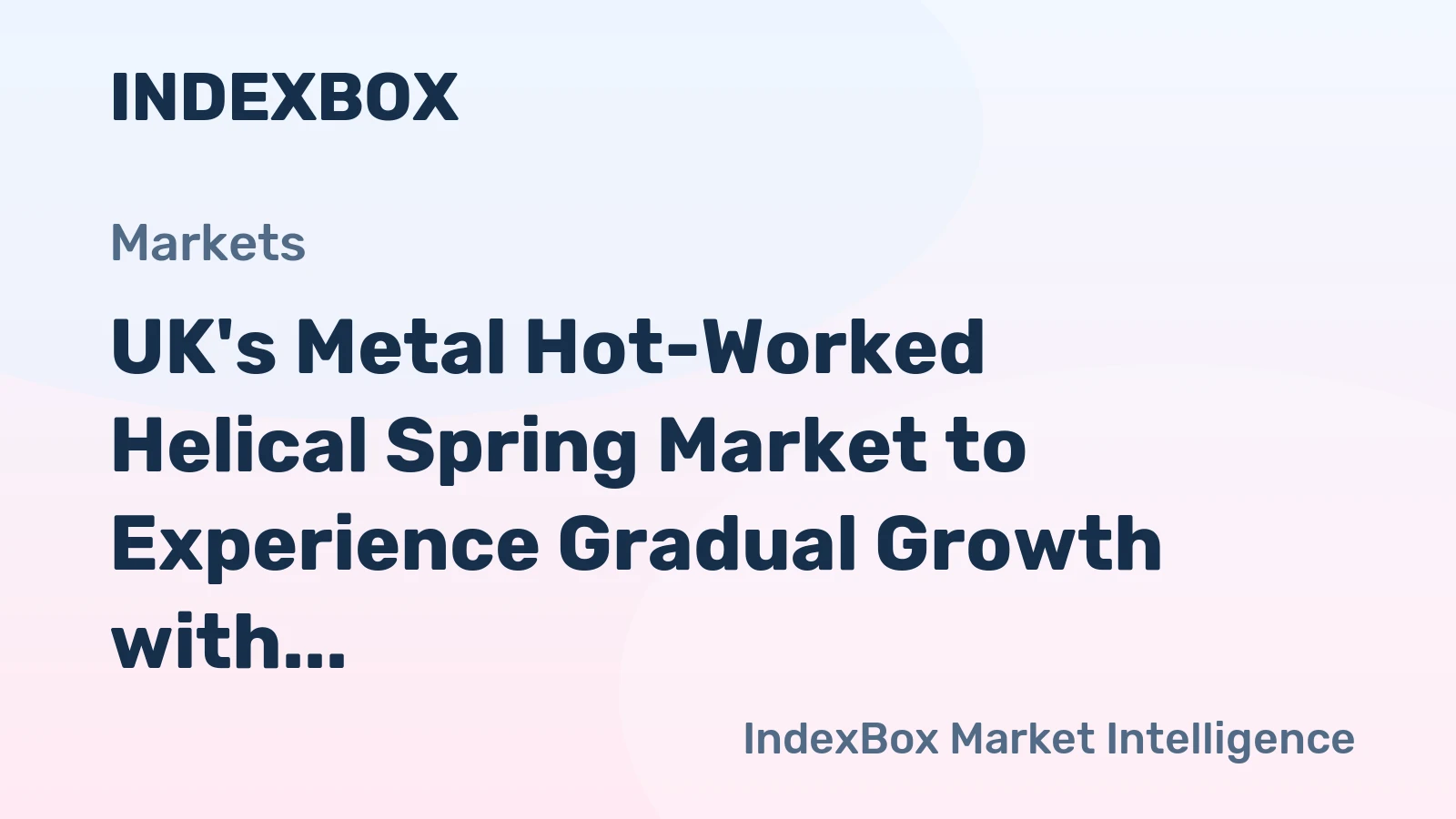 UK's Metal Hot-Worked Helical Spring Market to Experience Gradual Growth with a CAGR of +1.6% from 2024 to 2035