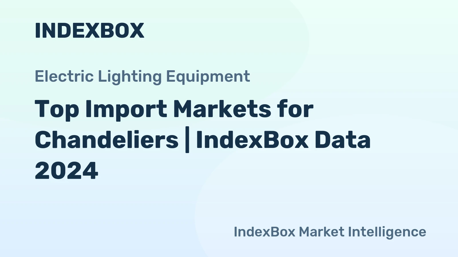 Top Import Markets for Chandeliers | IndexBox Data 2024