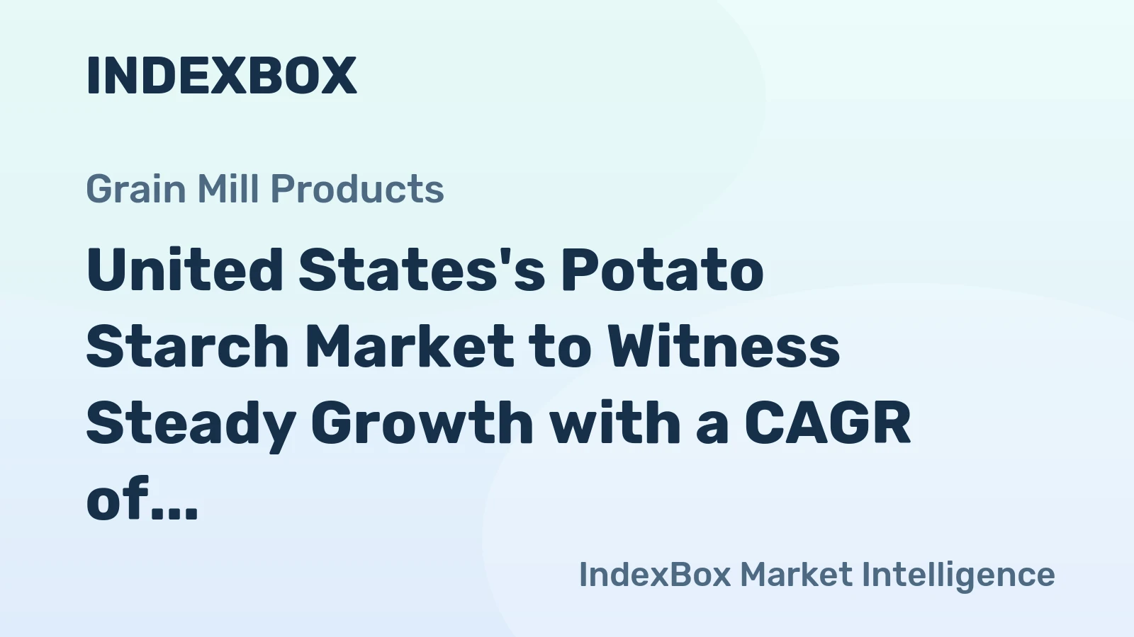 United States's Potato Starch Market to Witness Steady Growth with a CAGR of +1.0% from 2024 to 2035