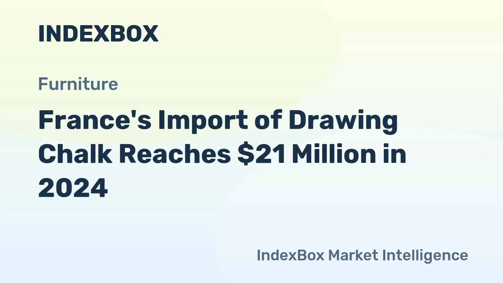 France's Import of Drawing Chalk Reaches $21 Million in 2024