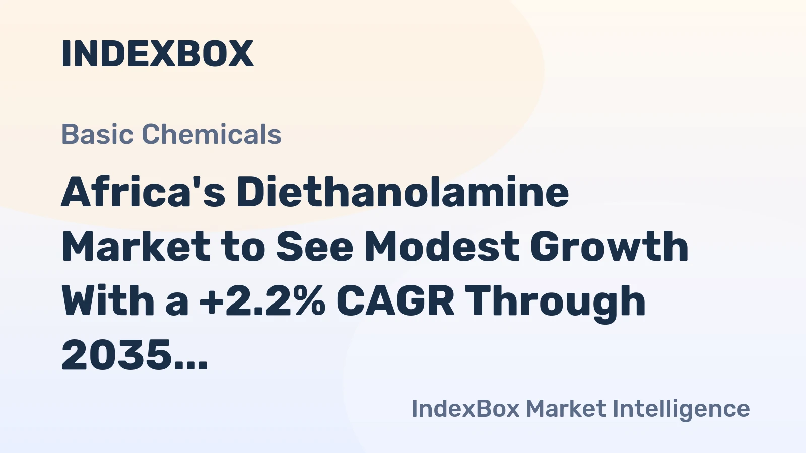 Africa's Diethanolamine Market to See Modest Growth With a +2.2% CAGR Through 2035