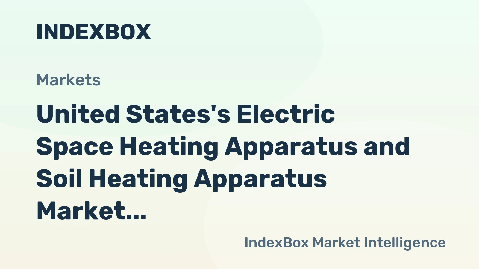 United States's Electric Space Heating Apparatus and Soil Heating Apparatus Market to Reach $4B by 2035