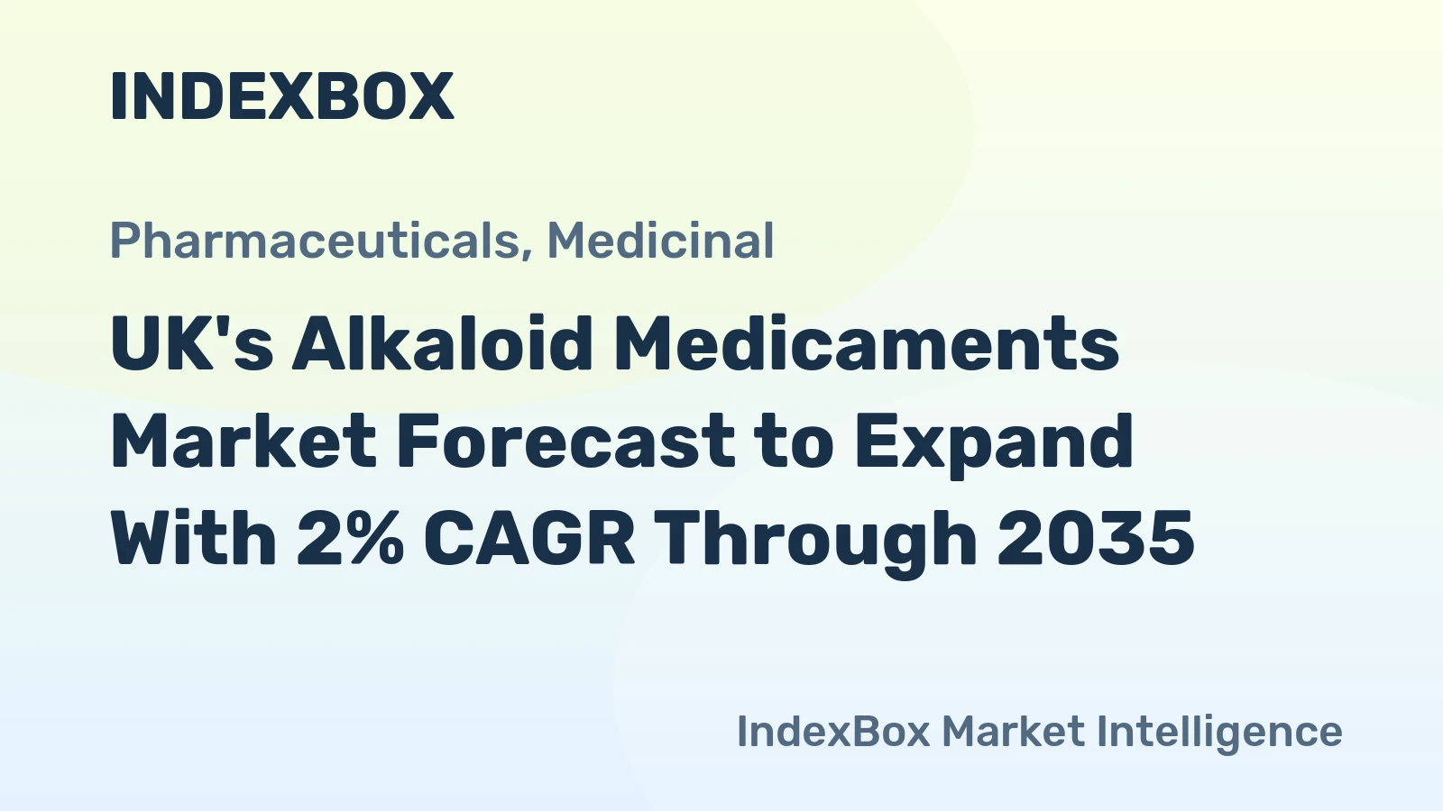 UK's Alkaloid Medicaments Market Forecast to Expand With 2% CAGR Through 2035