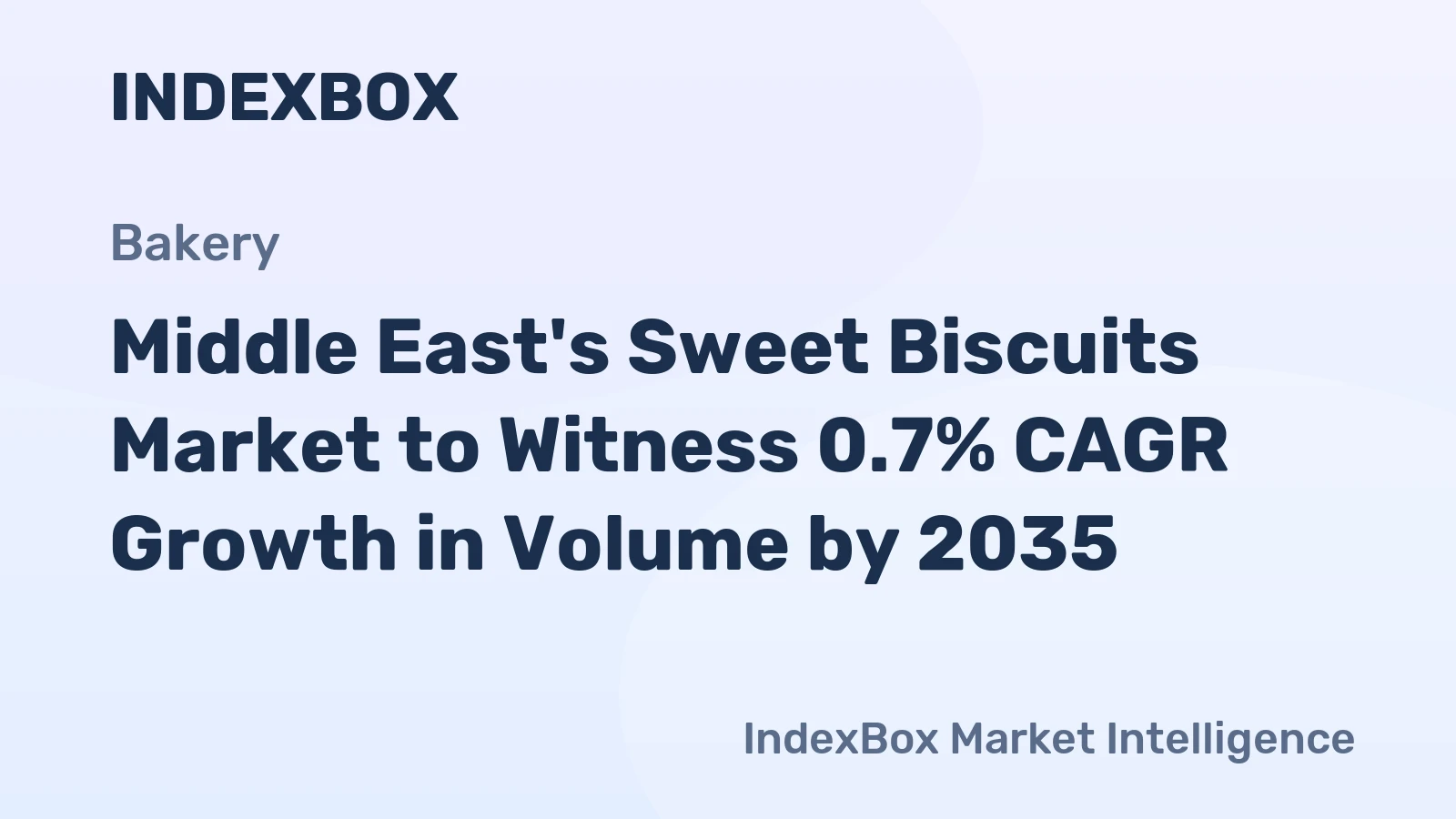 Middle East's Sweet Biscuits Market to Witness 0.7% CAGR Growth in Volume by 2035