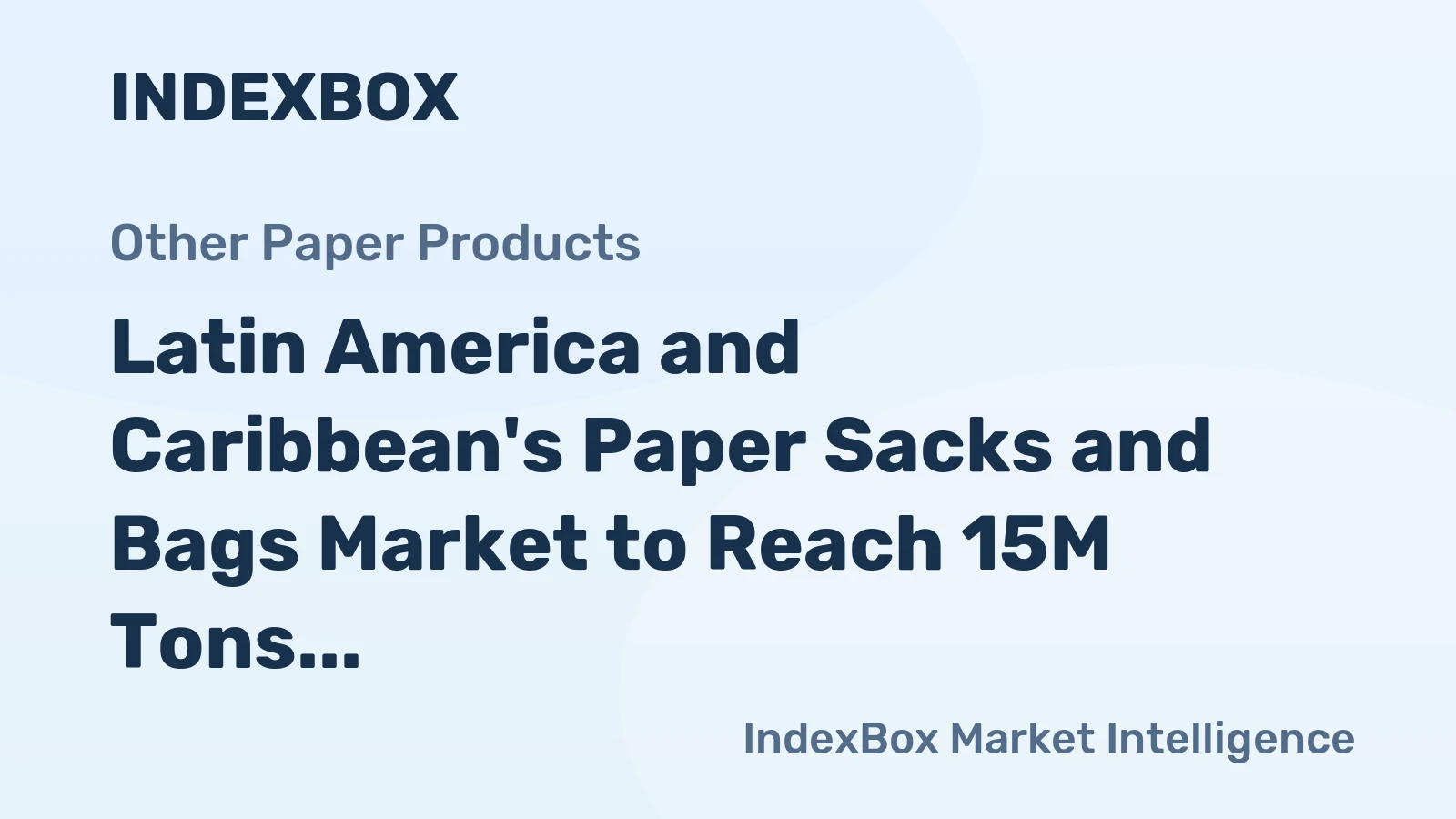 Latin America and Caribbean's Paper Sacks and Bags Market to Reach 15M Tons by 2035, Driven by Increasing Demand