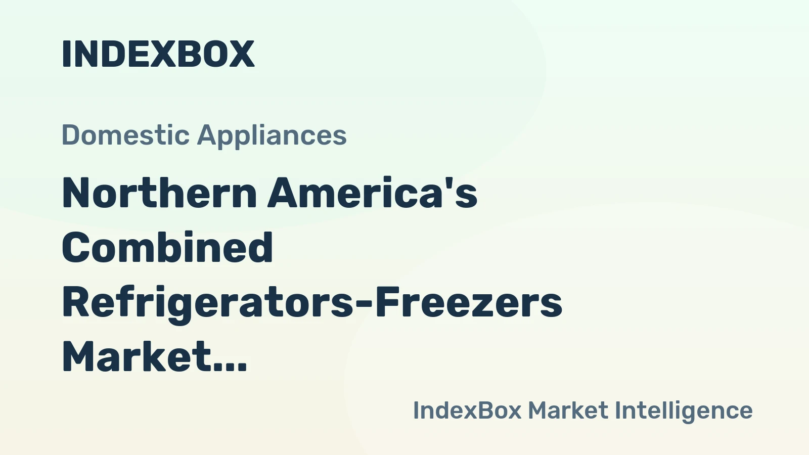 Northern America's Combined Refrigerators-Freezers Market to Grow at CAGR of +0.8% Through 2035