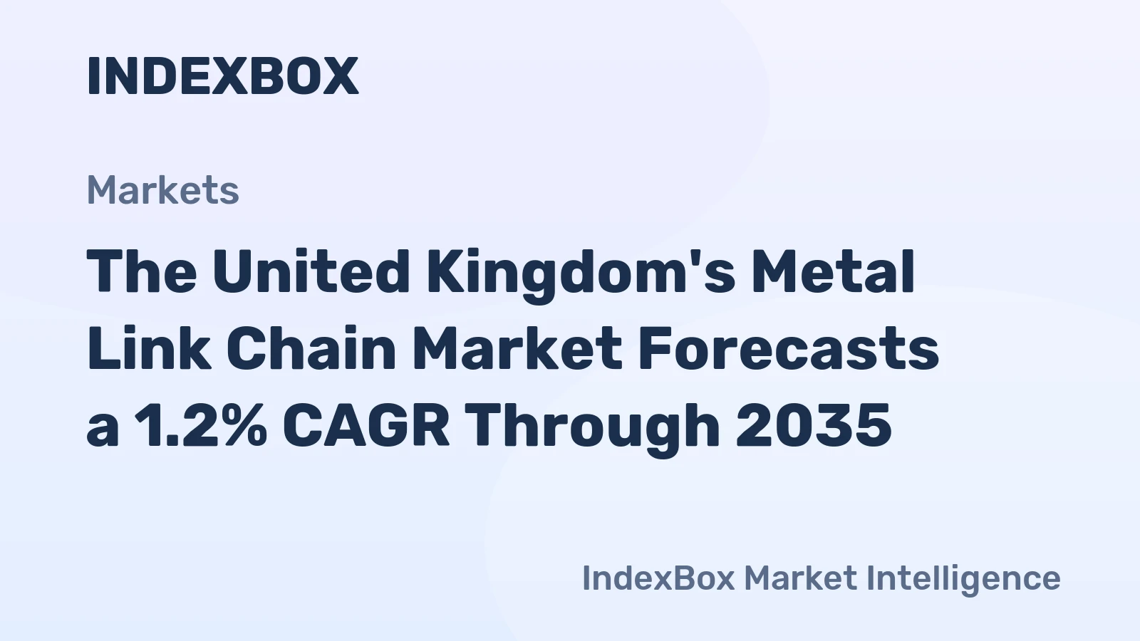 The United Kingdom's Metal Link Chain Market Forecasts a 1.2% CAGR Through 2035