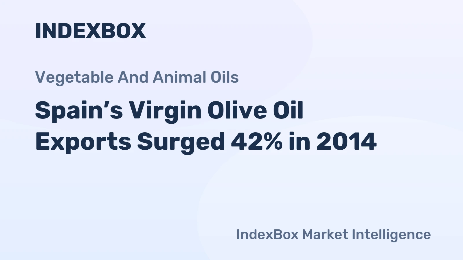 Spain’s Virgin Olive Oil Exports Surged 42% in 2014