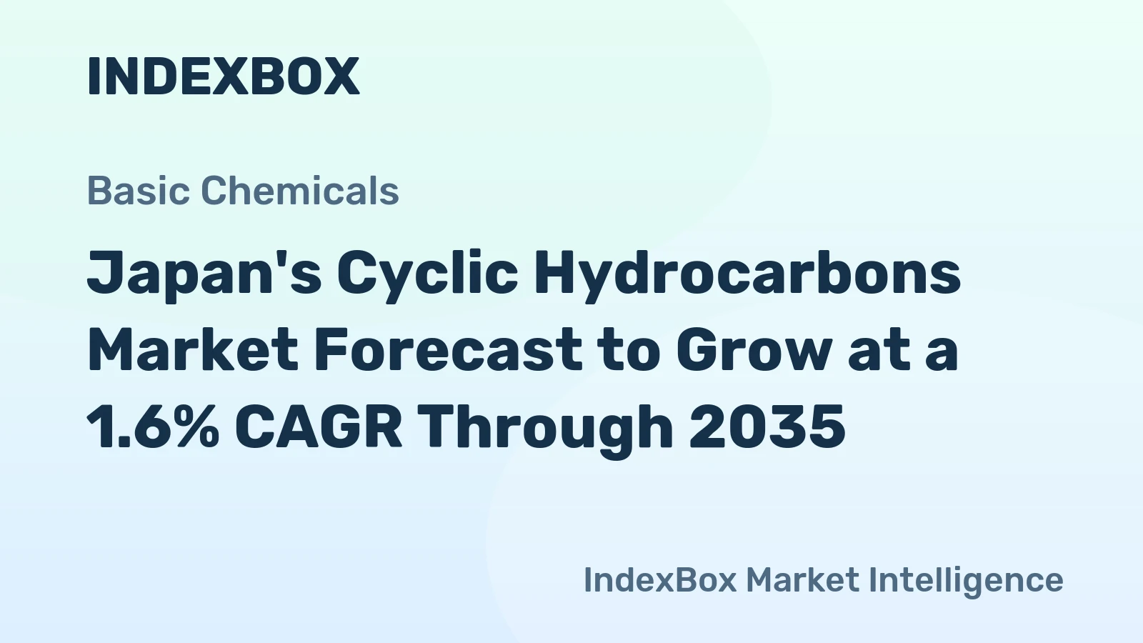 Japan's Cyclic Hydrocarbons Market Forecast to Grow at a 1.6% CAGR Through 2035