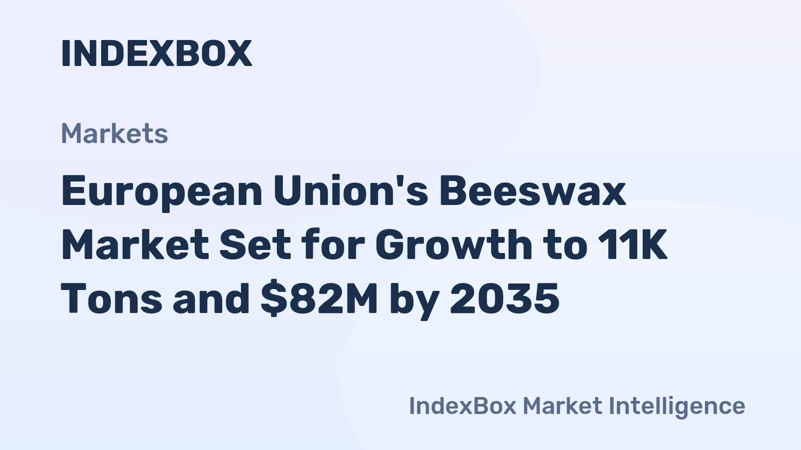 European Union's Beeswax Market Set for Growth to 11K Tons and $82M by 2035