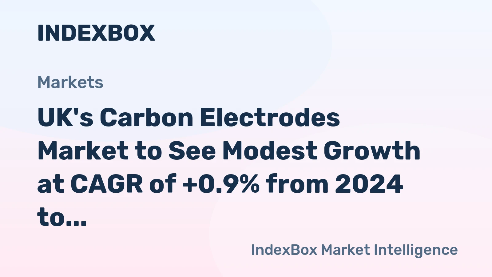 UK's Carbon Electrodes Market to See Modest Growth at CAGR of +0.9% from 2024 to 2035