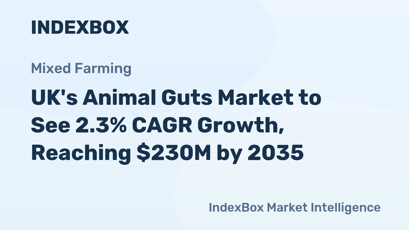 UK's Animal Guts Market to See 2.3% CAGR Growth, Reaching $230M by 2035